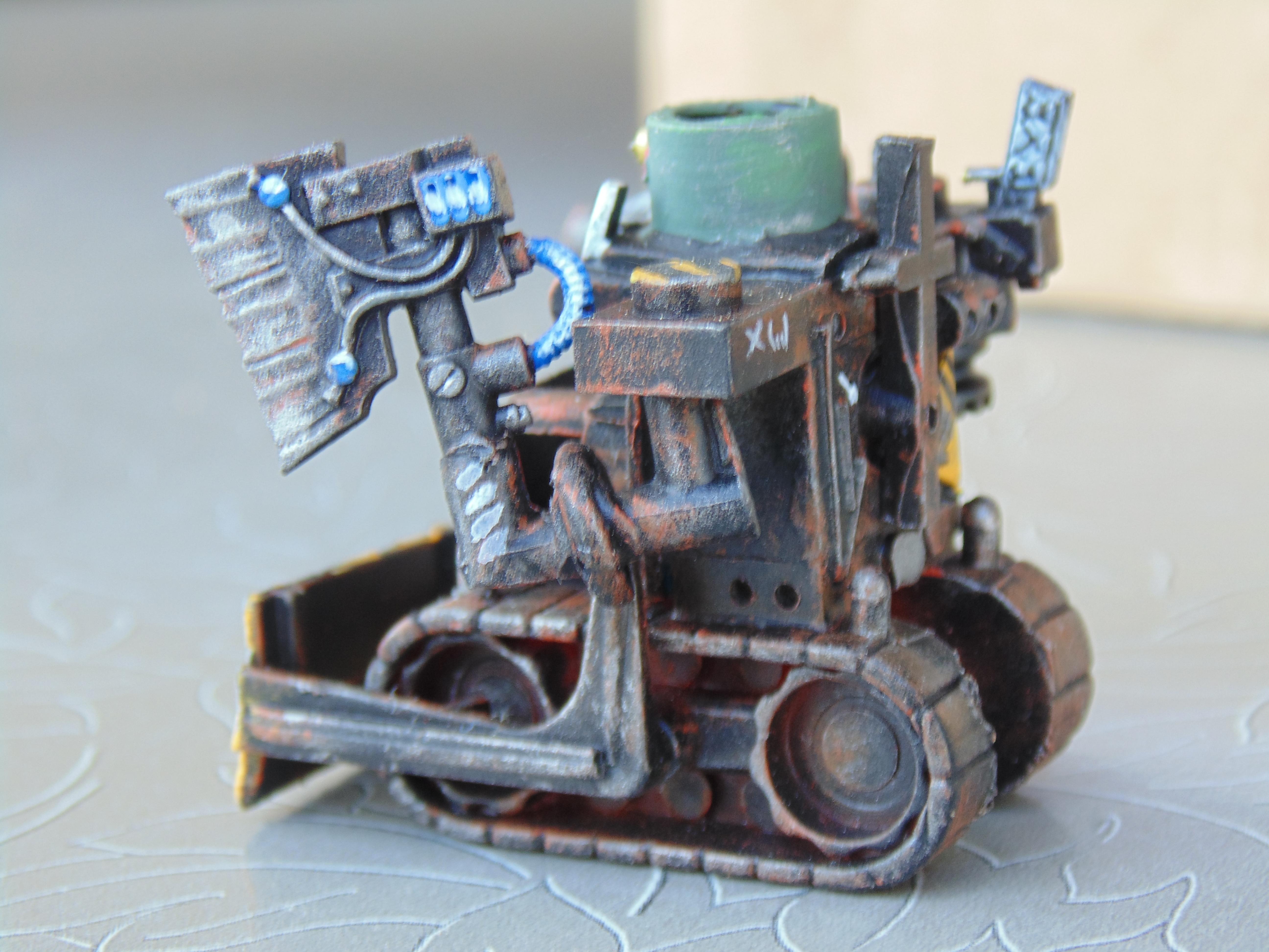 6mm, Conversion, Epic, Gargant, Green, Oldhammer, Orks, Scratch, Scratch Build, Stompa ...